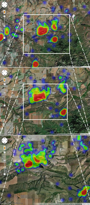 Google Earth Design: Eye-Tracking Zoomable Maps