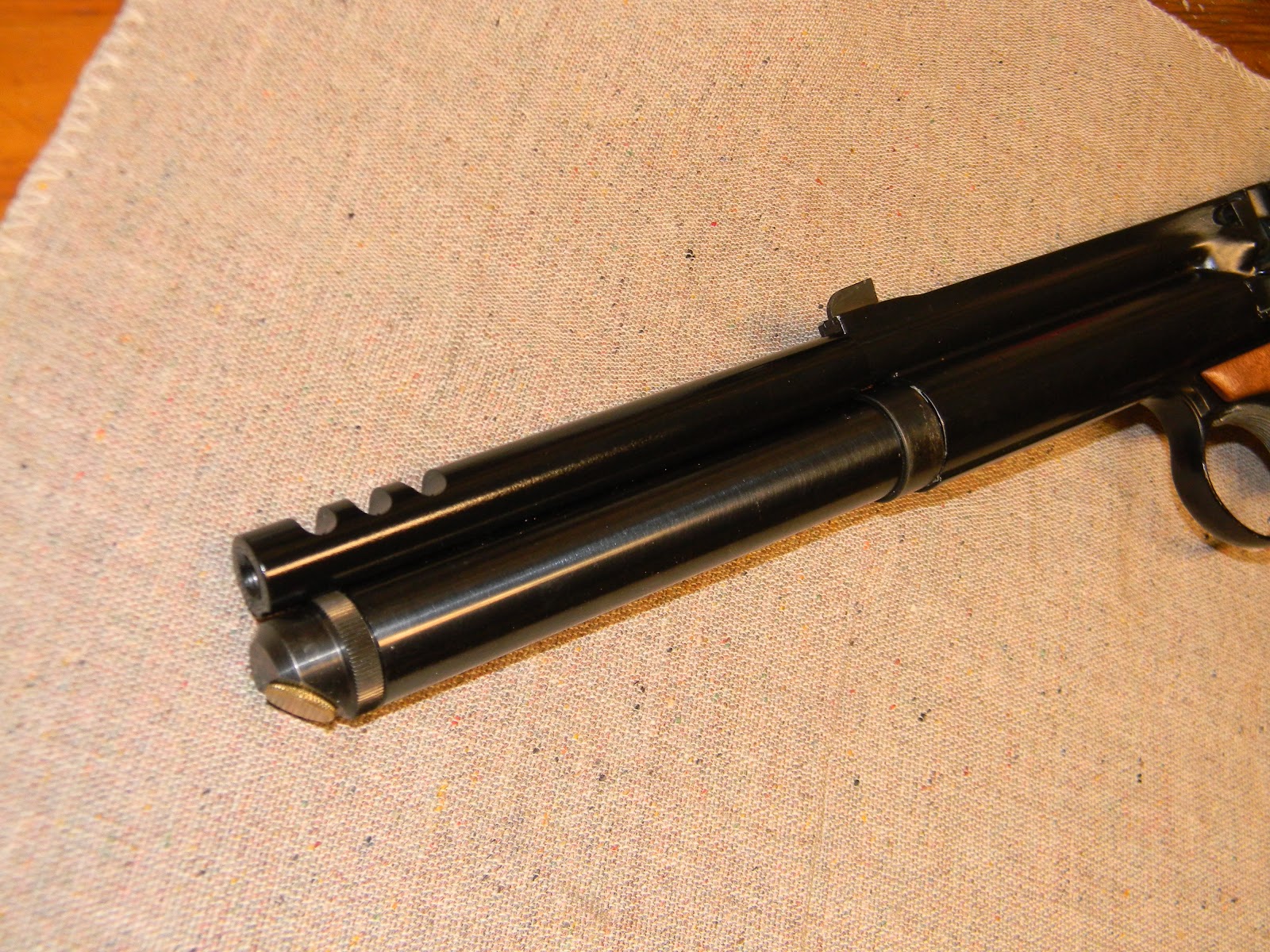 Another Airgun Blog: Muzzle Brake for a Crosman 600 -- Part 2 Final