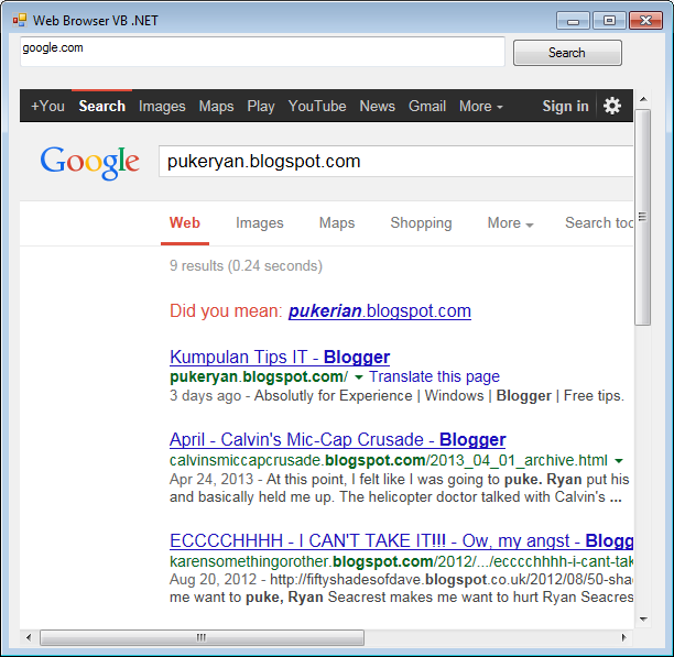 Membuat Web Browser Sederhana Dengan VB .NET