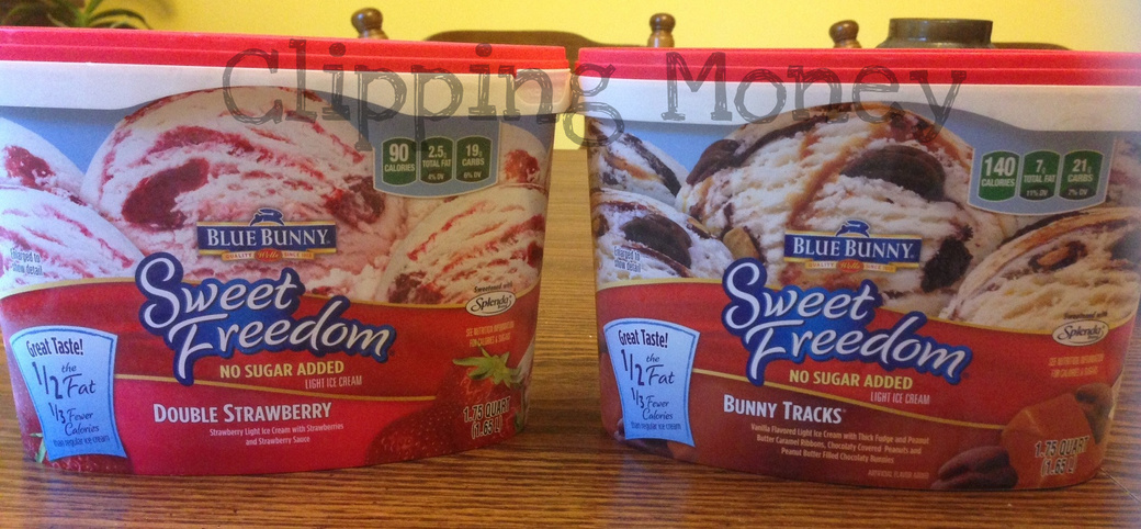 Clipping Money: Review: Blue Bunny "Sweet Freedom" Ice Cream