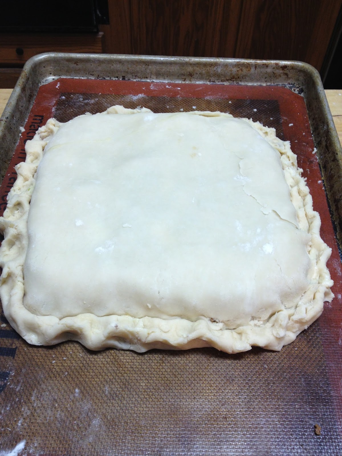 Tracy Cooks in Austin: Meat pie This is my free form meat pie for lunch ...