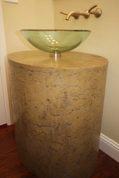 .: Fun With Concrete- How We Made A Unique Vanity Base For Our Bathroom