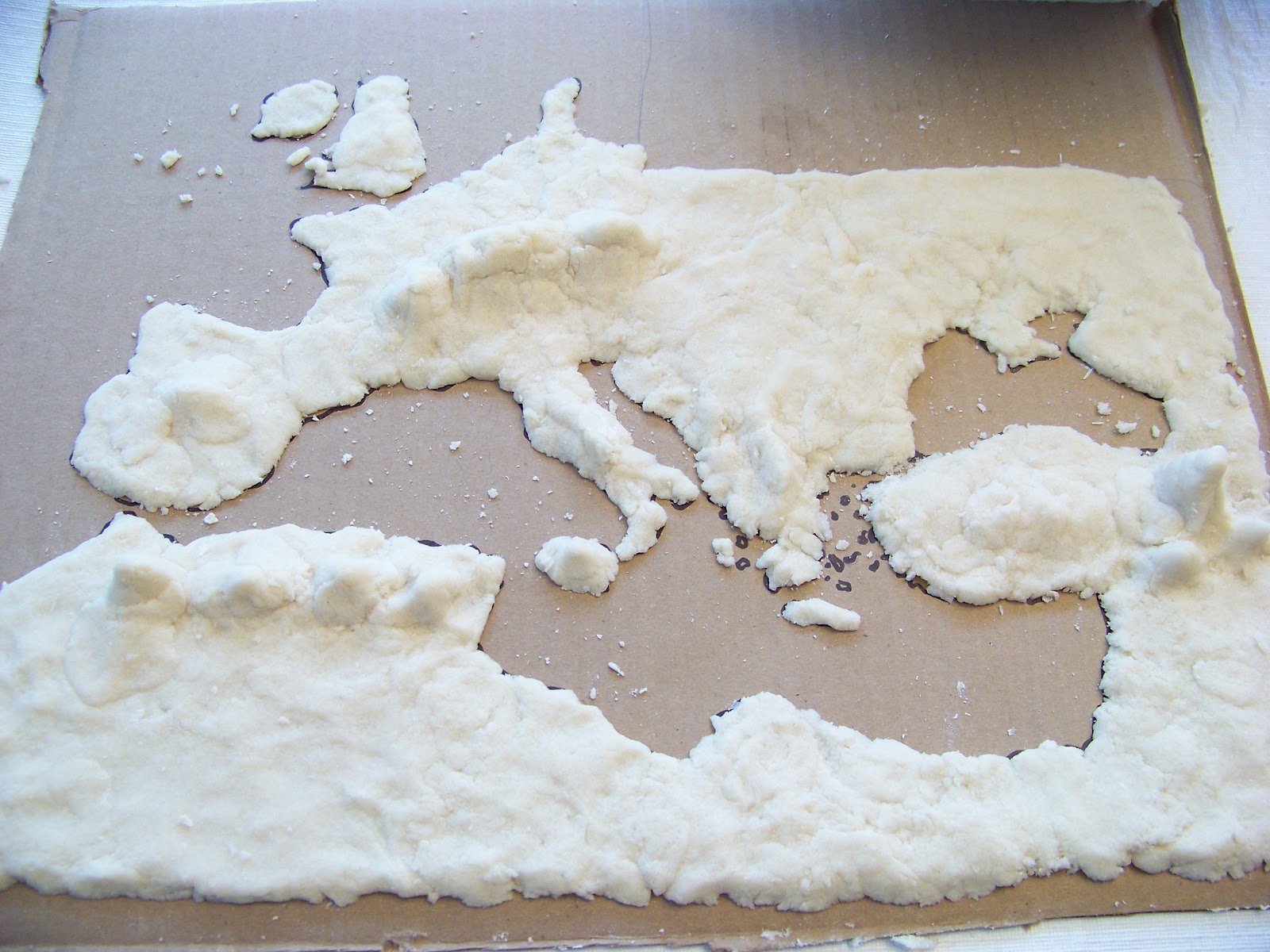 George Family - Montessori At Home: Making a Salt Map