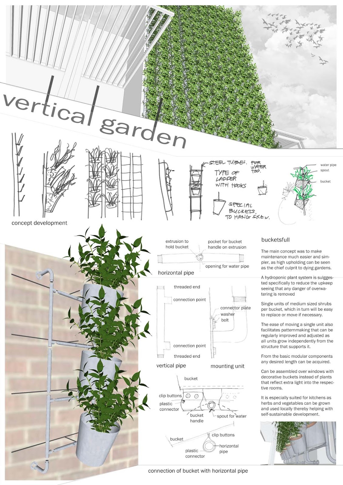 Daniel de Koning University Portfolio: Vertical Garden System