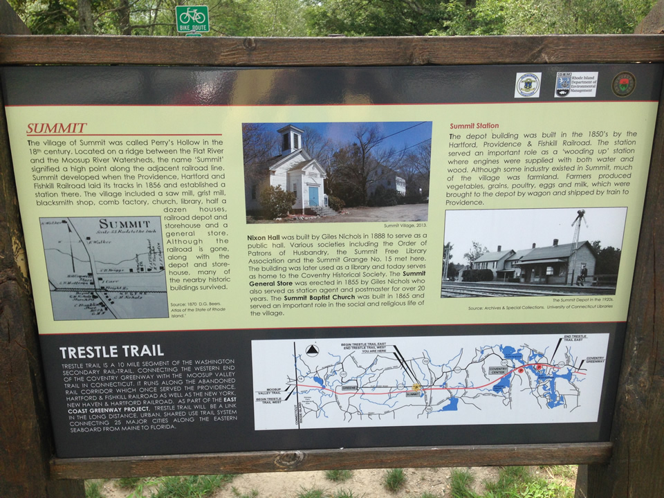 Rich's PedalPoint: Trestle Trail - Summit, Rhode Island