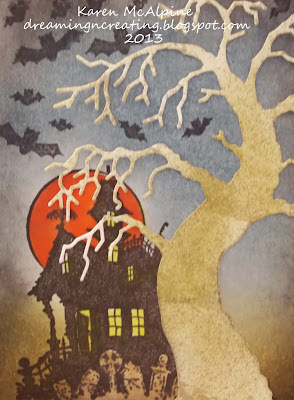 Dreaming and Creating: Spooky Haunted House with Scary Tree ...