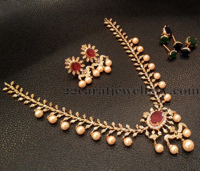 Simple Imitation Changeable Stone Sets - Jewellery Designs