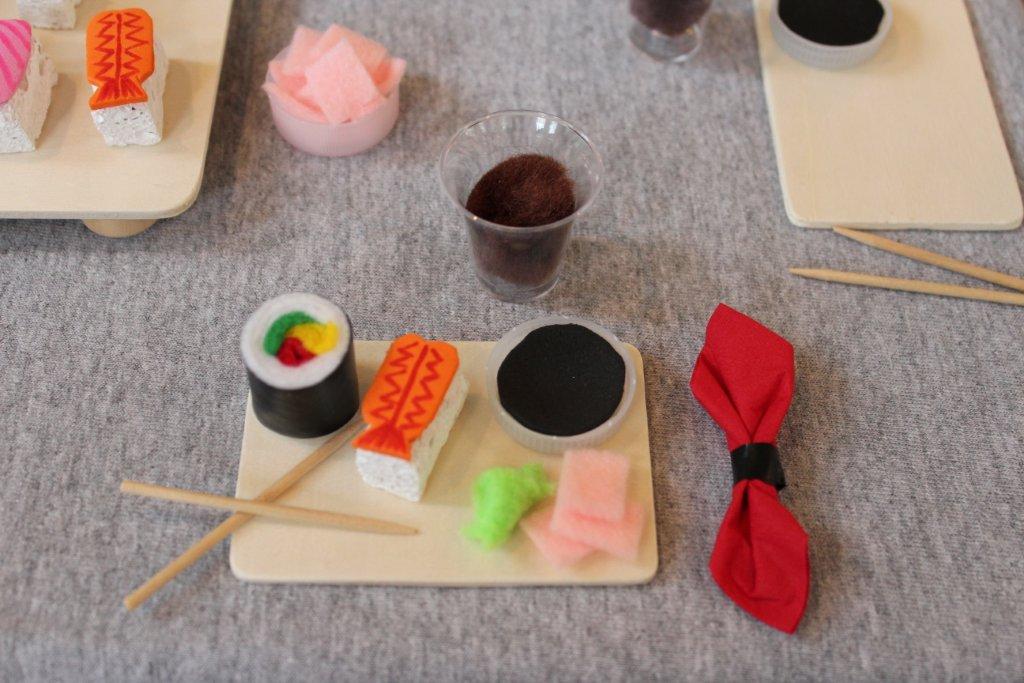 Karen Mom of Three's Craft Blog: Sushi with Brandy!