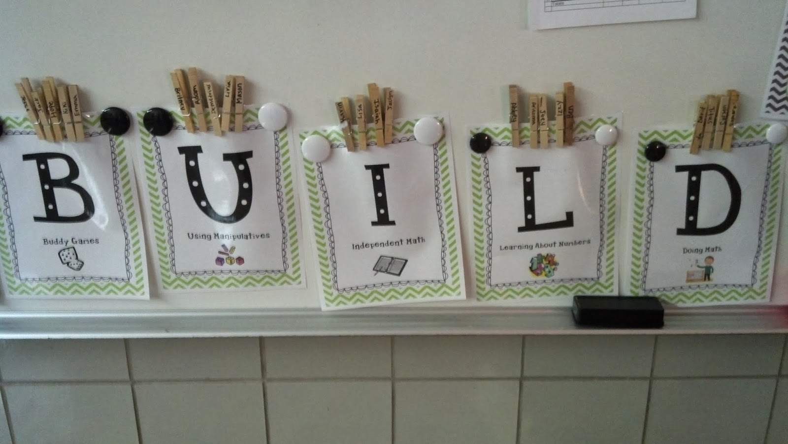 Simply Skilled in Second: B.U.I.L.D. Math Centers