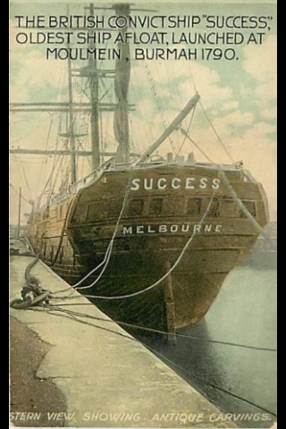 Memorabilia The British Convict Ship 'Success Two Postcards Vintage ...
