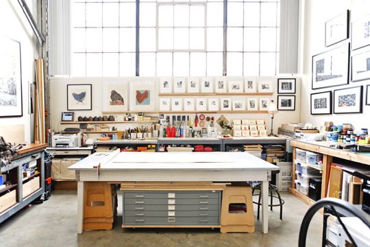 La Maison Boheme: Studio Work Table
