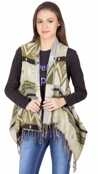 Wool Open Jacket Designs for Girls | Women's Front Open Winter Cardigan ...