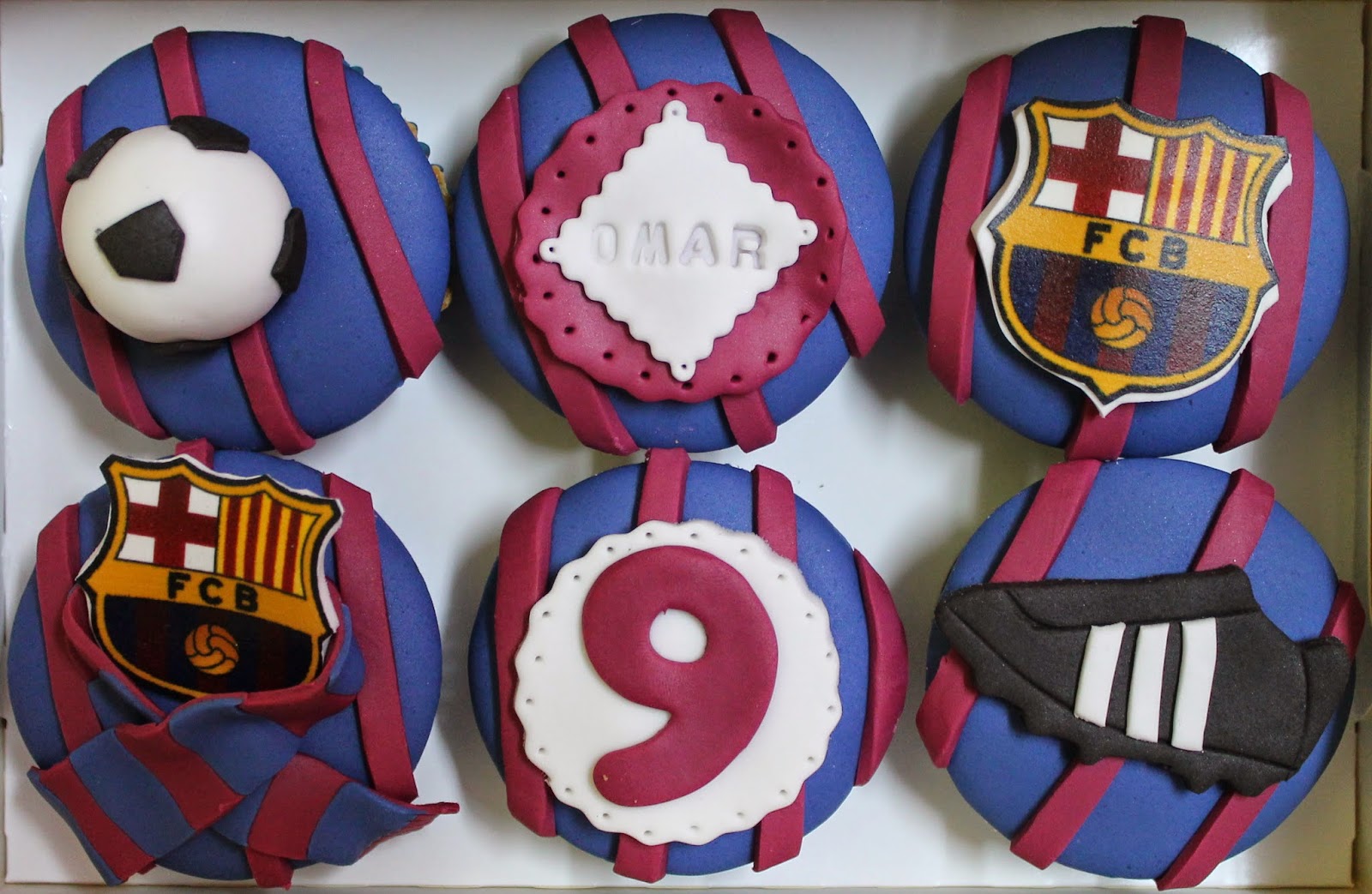 Dulcear-t: Cupcakes F.C. Barcelona