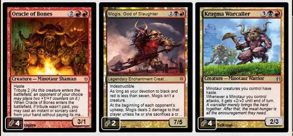 Magic the Gathering Adventures: [Standard] Black Red Minotaurs