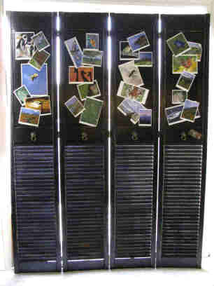 The Crafted Palette: "VISIONS OF AFRICA" Decorative Room Divider Screen