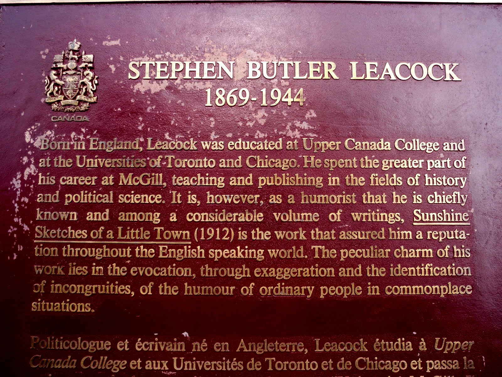 Stephen Leacock
