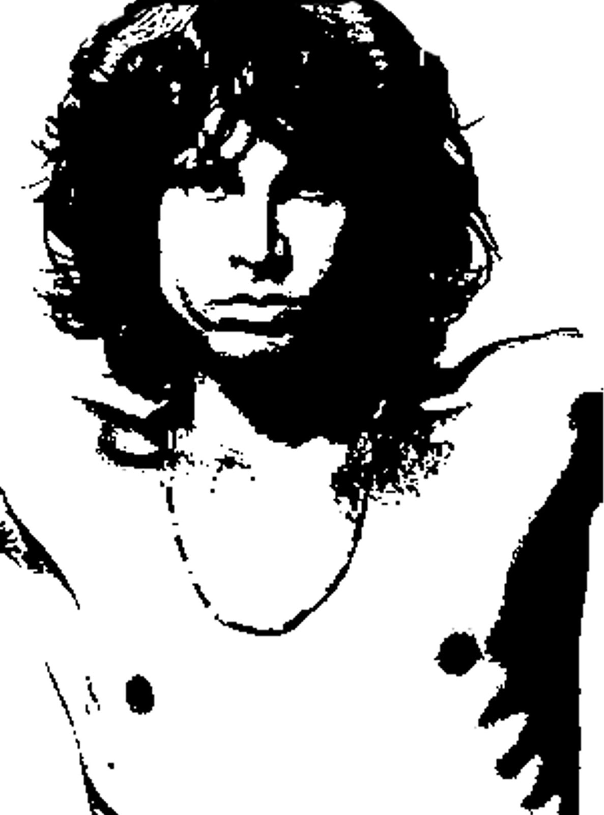 Jim Morrison Stencil