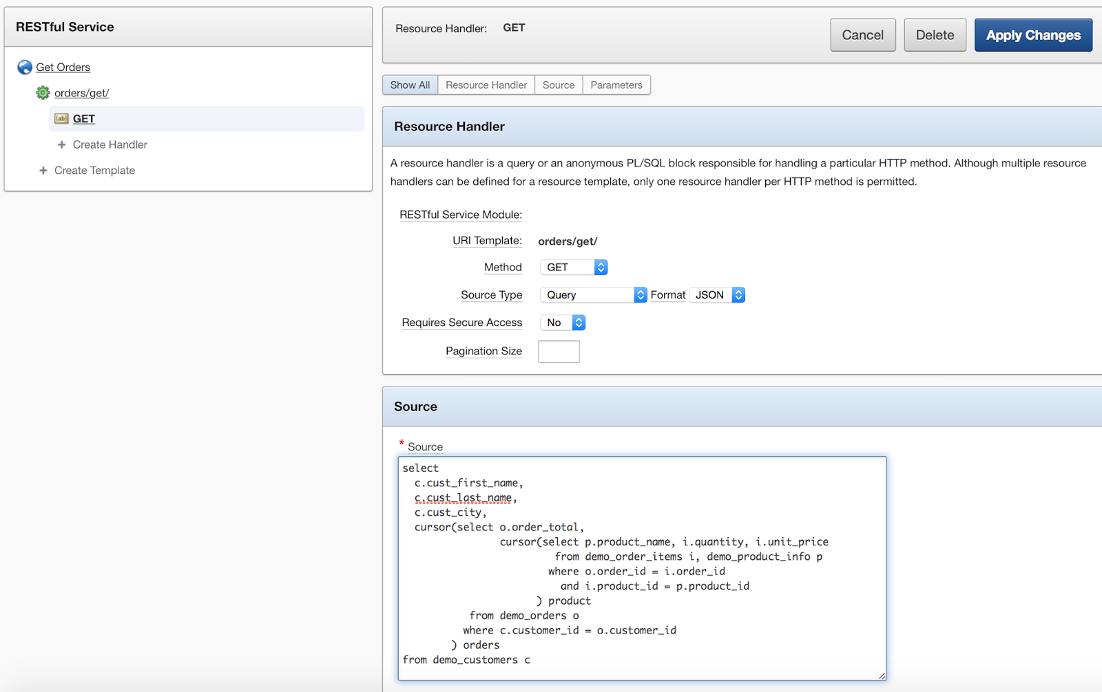 Dimitri Gielis Blog Oracle Application Express Apex Generate Nested Json From Sql With Ords