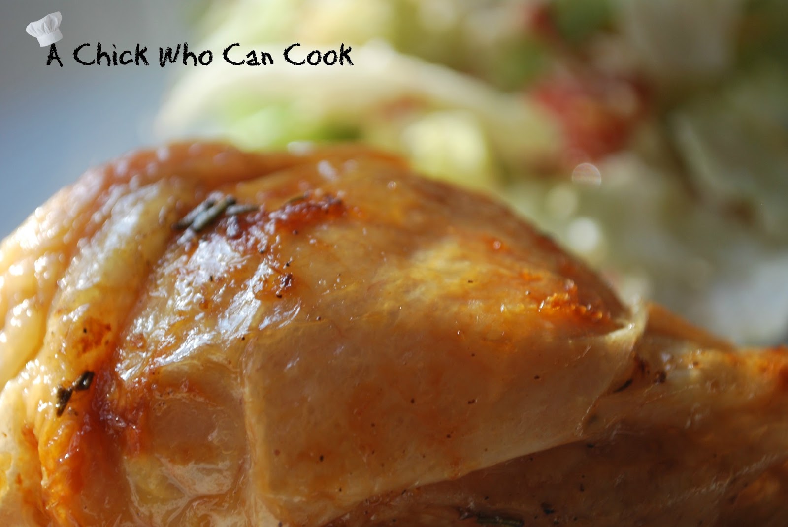 A Chick Who Can Cook: Lemon/Rosemary Roasted Chicken