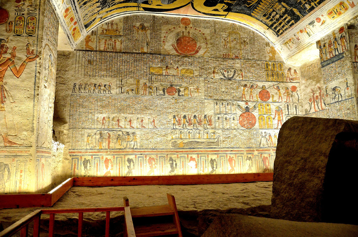 El mundo de Avekrénides. : LA TUMBA DE RAMSÉS VI EN EL VALLE DE LOS REYES.