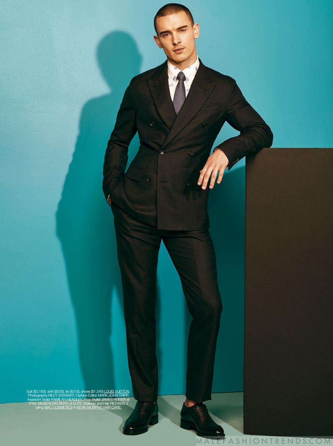 Adam Berg para Dress to Kill Magazine por Riley Stewart