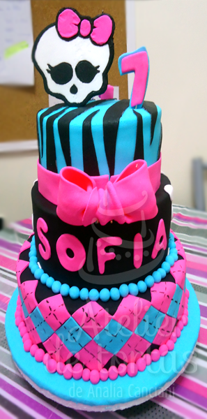 atelier de Tortas: TORTA DE MONSTER HIGH