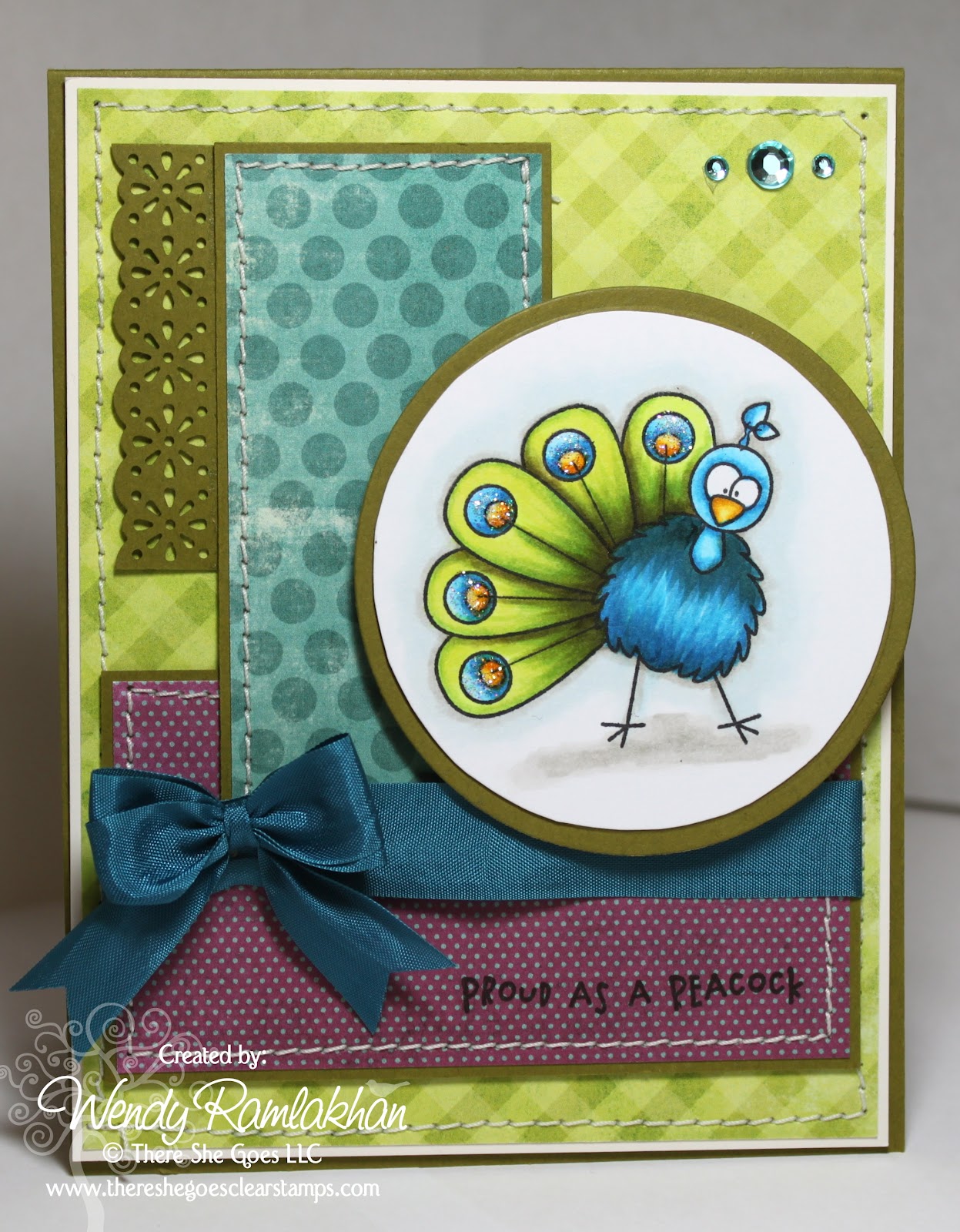 SugarPea Designs: Proud as a Peacock!!