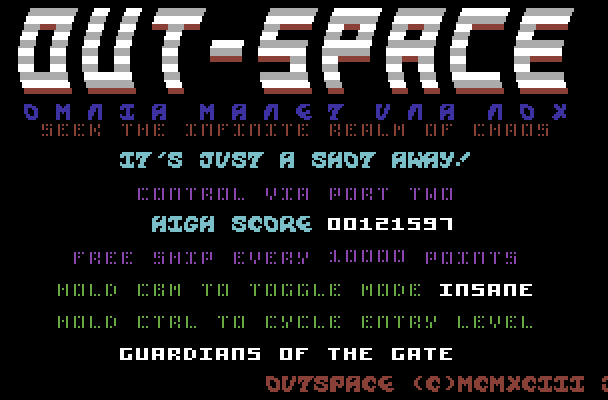 RGCD: Out-Space (C64)