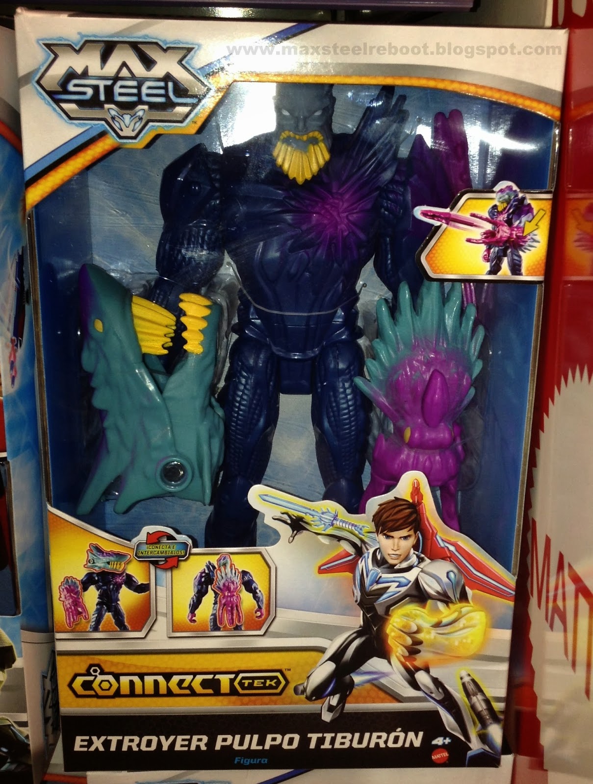 Max Steel Reboot: Max Steel 2015: Extroyer Pulpo Tiburón y Max Rocket ...