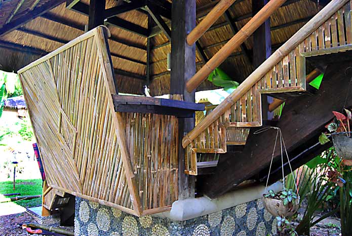 Building with our bamboo