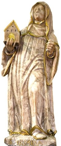 Heroinas da Cristandade: Santa Ermínia (ou Irmina ou Irma), Abadessa ...