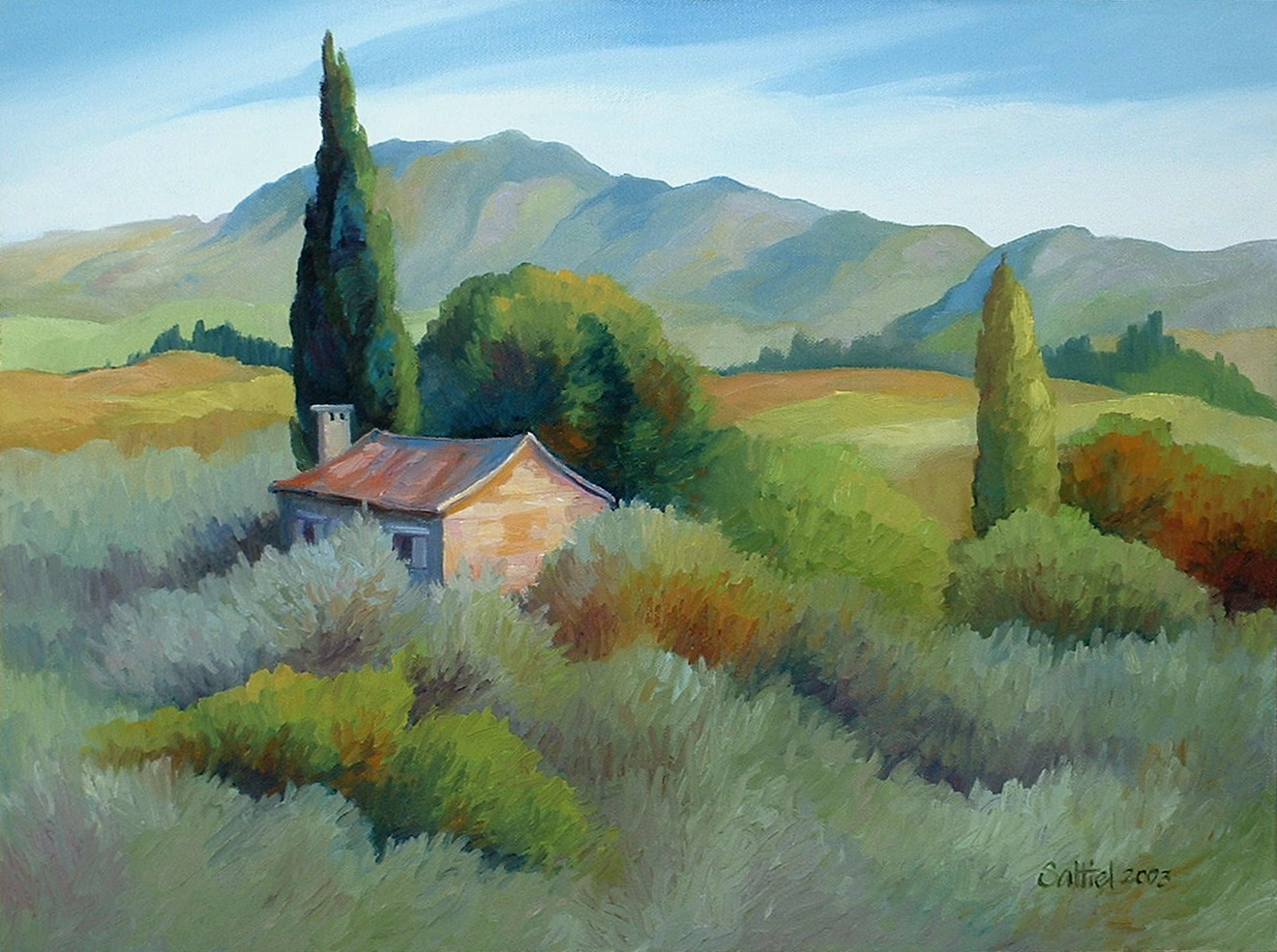 Art by Saltiel: French Countryside