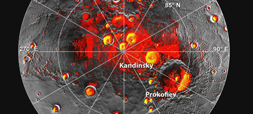 Solar System Watch: Messenger spacecraft detect polar ice at Mercury