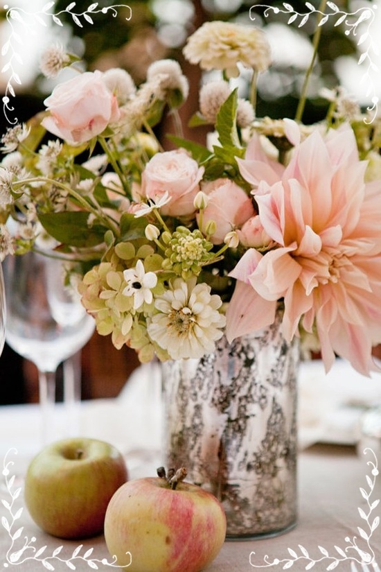 Bride-In-Dream: Bright Color Floral Centerpiece