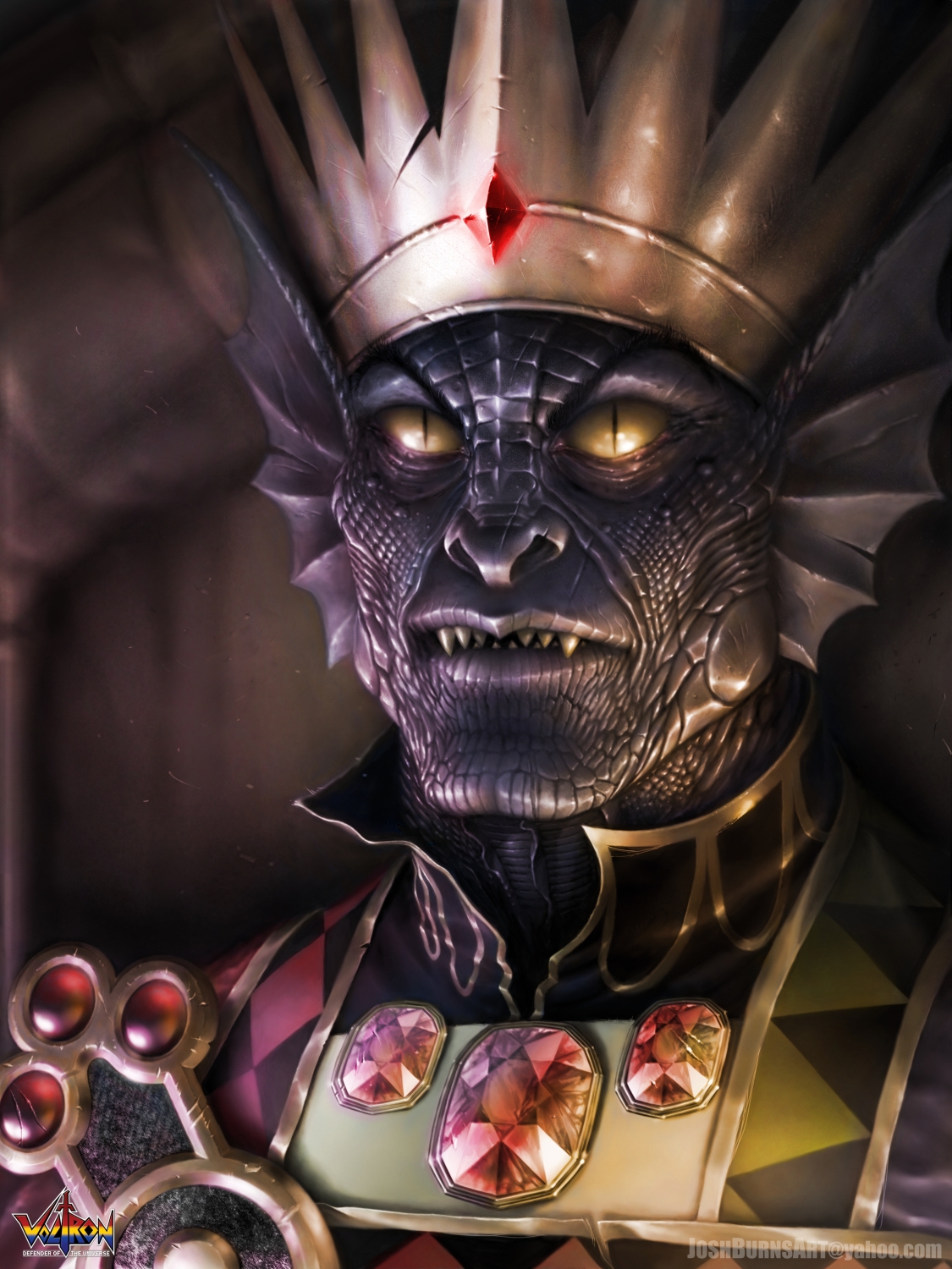 Zarkon | 80s cartoons, Voltron, Character illustration