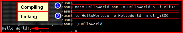 32 Bit Linux Sistemler için "Hello World" Assembly Programı ~ Assembly ...
