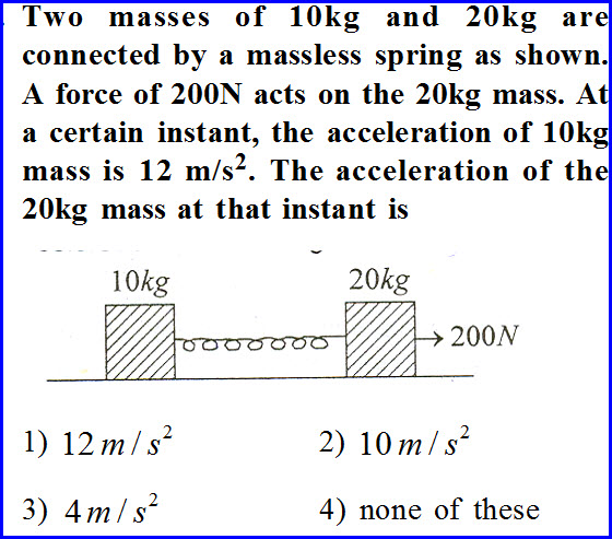 Laws of Motion Problems with Solutions Six | IIT JEE and NEET Physics