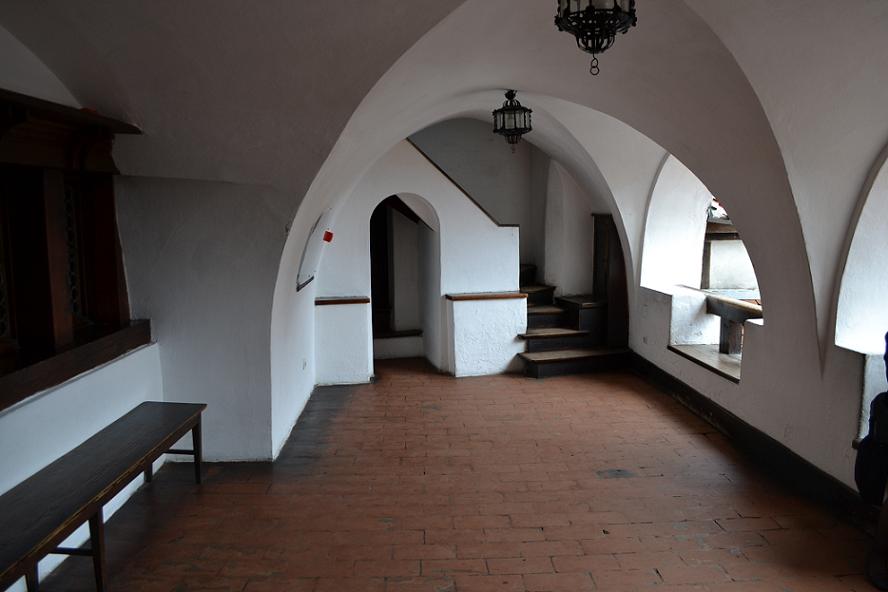 Poze din interiorul Castelul Bran (Brasov, Transilvania),Loggia