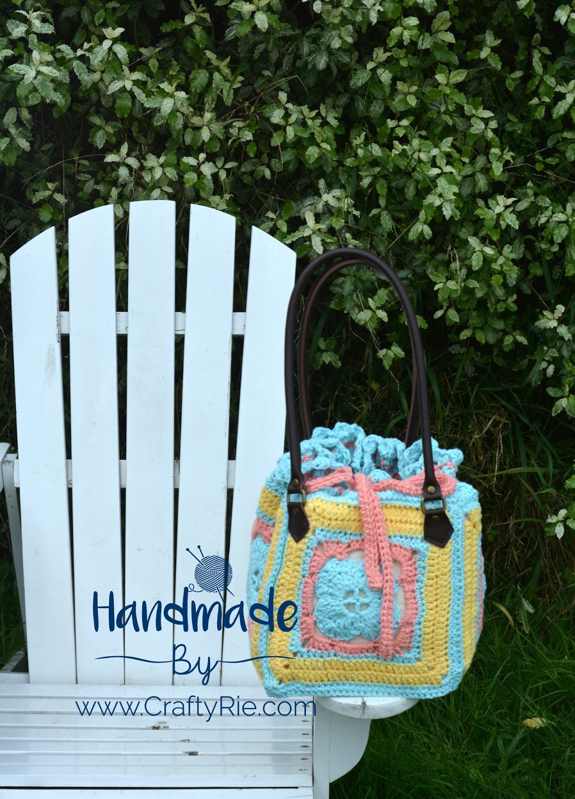 CraftyRie: Spring Squares Bag ......& a 'recipe' on how to make one for ...