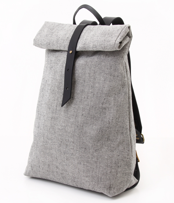 K . Z E I T G E I S T: Linen Backpack by JAS-MB