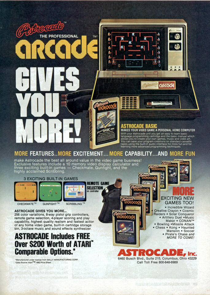 Anos 70 e 80 Blog Paula Fagundes: Bally Astrocade 1977