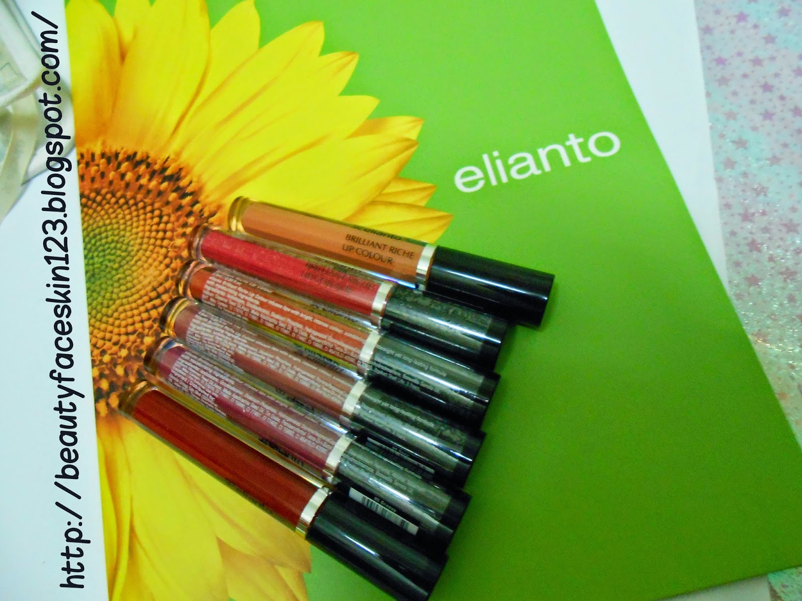 GREAT SKINandLIFE: REVIEW ON ELIANTO BRILLIANT RICHE LIP COLOUR