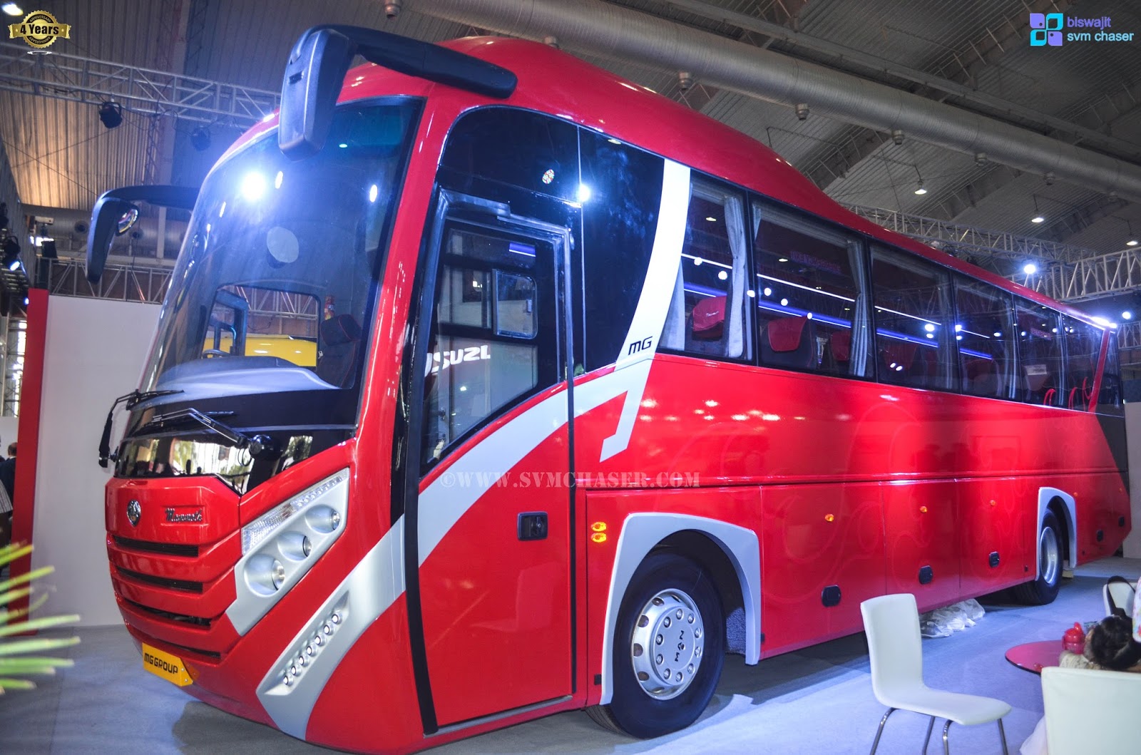 MG MAN Mammoth Seater (Exteriors) Part 1 - Bus World India 2016 ...