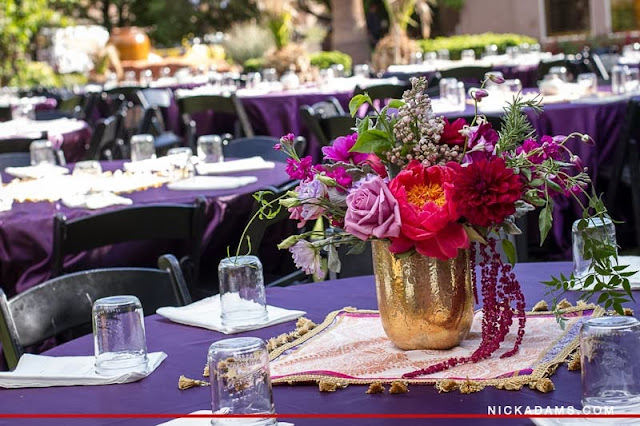 bloomers flowers & decor: { jordan + caden | bold + festive }