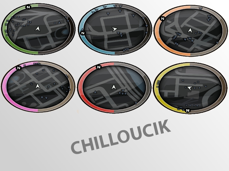 GTA IV HUD for SA in 6 colors - GTA San Andreas Os Melhores Mods Só ...