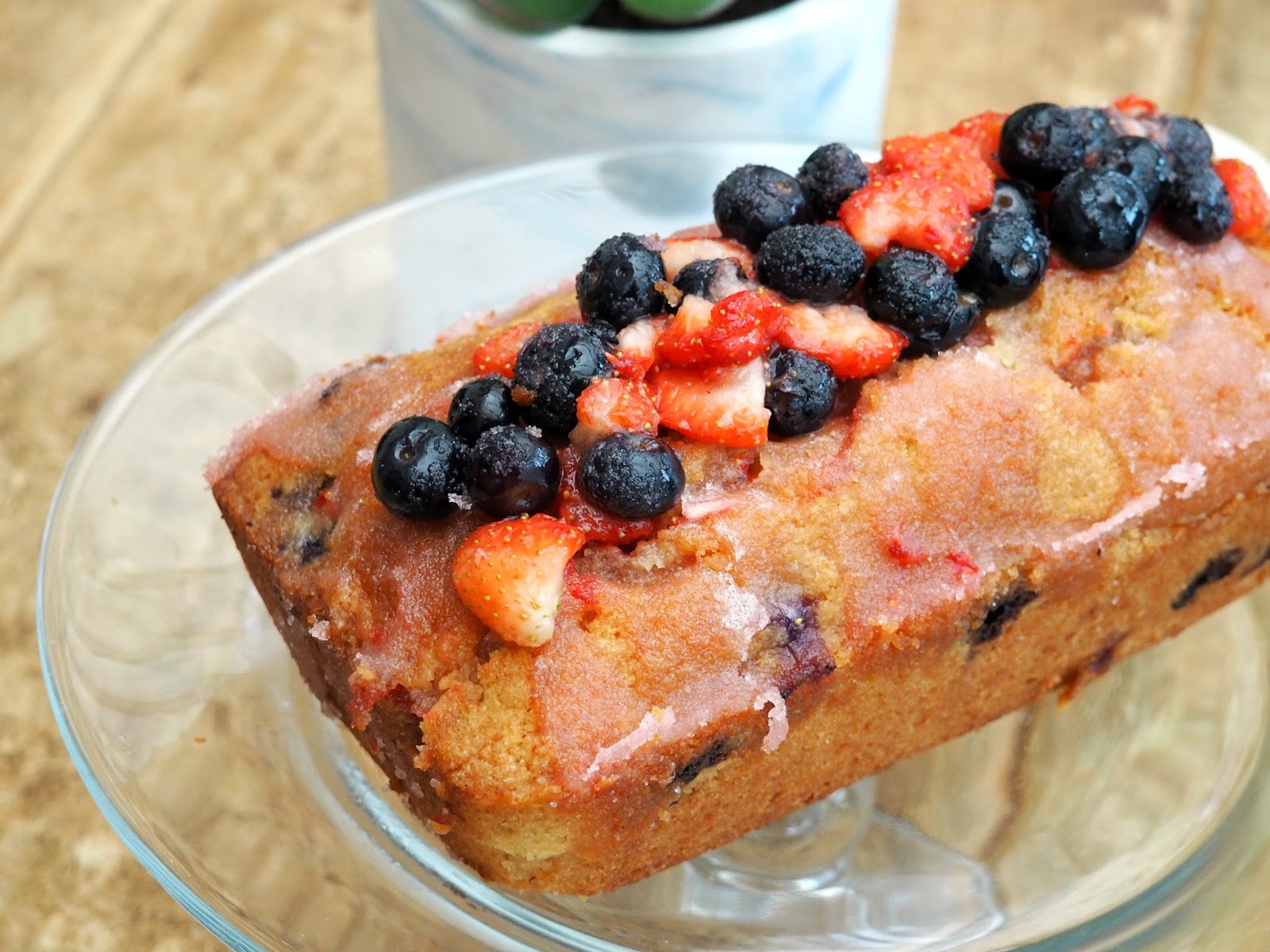 Recipe: summer fruit drizzle cake | The story of a girl who lives above ...