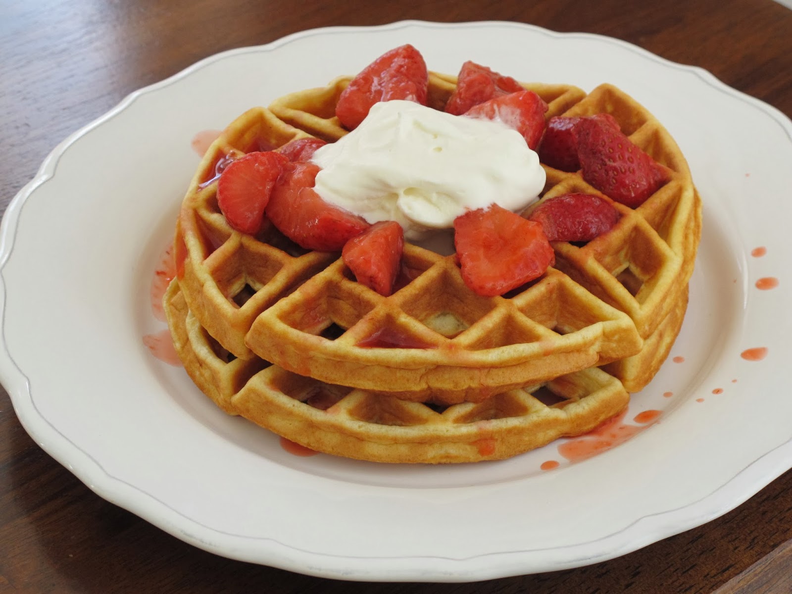 Kitchen Sink Diaries: Lazy Weekend Waffles