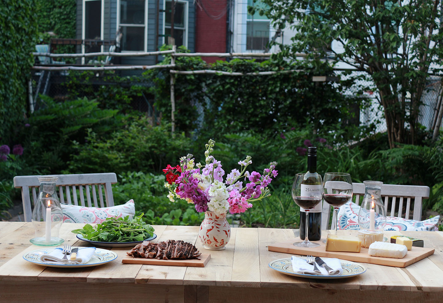 66 Square Feet (Plus): A long table