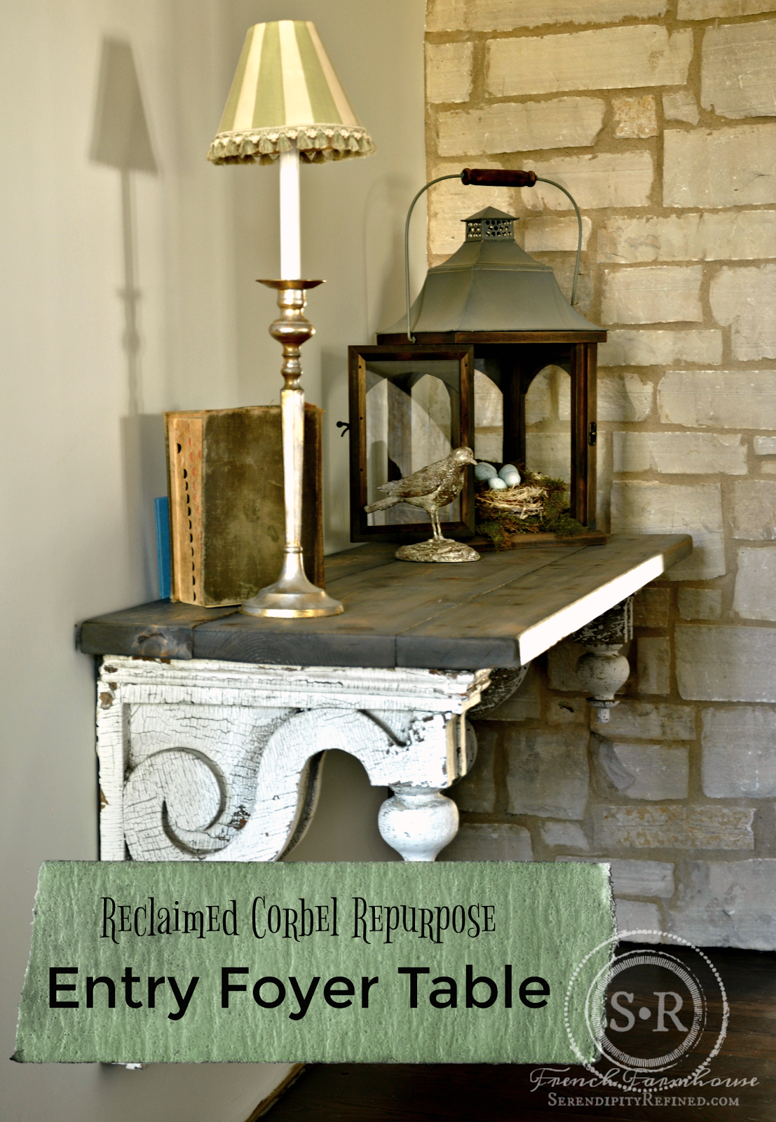Serendipity Refined Blog: Reclaimed Architectural Corbel: DIY Entry ...