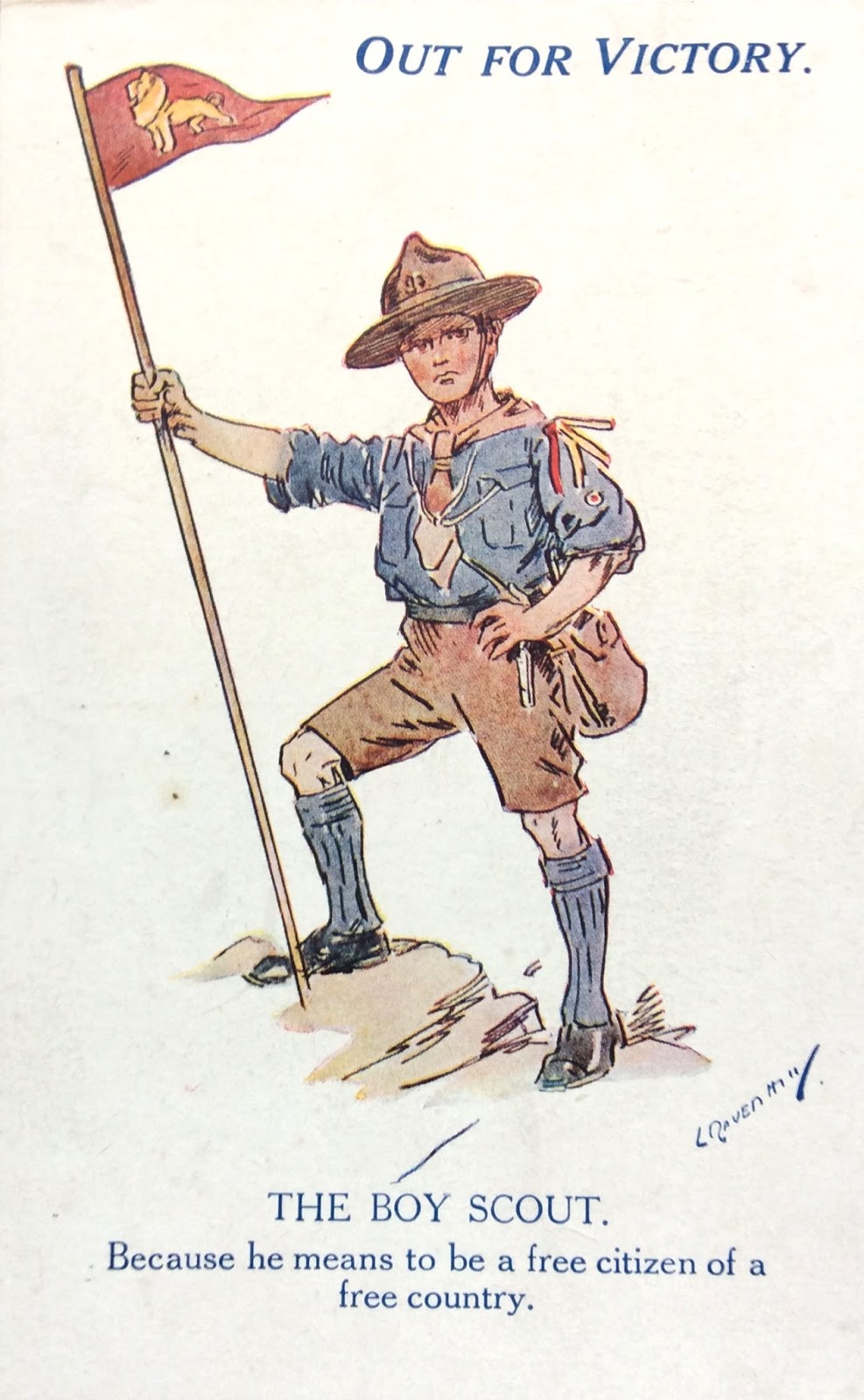 Bedfordshire At War: The Home Front: First Boy Scouts Meeting at Bedford